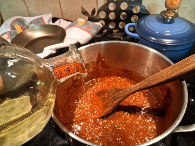 Tequila-One Shot For The Pot One Shot For The Cook | THE BBQ BRETHREN ...