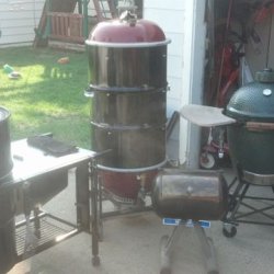 UDS UDS - aka "The Meat Silo" Homemade 30lb Tank Grill BGE | THE BBQ ...